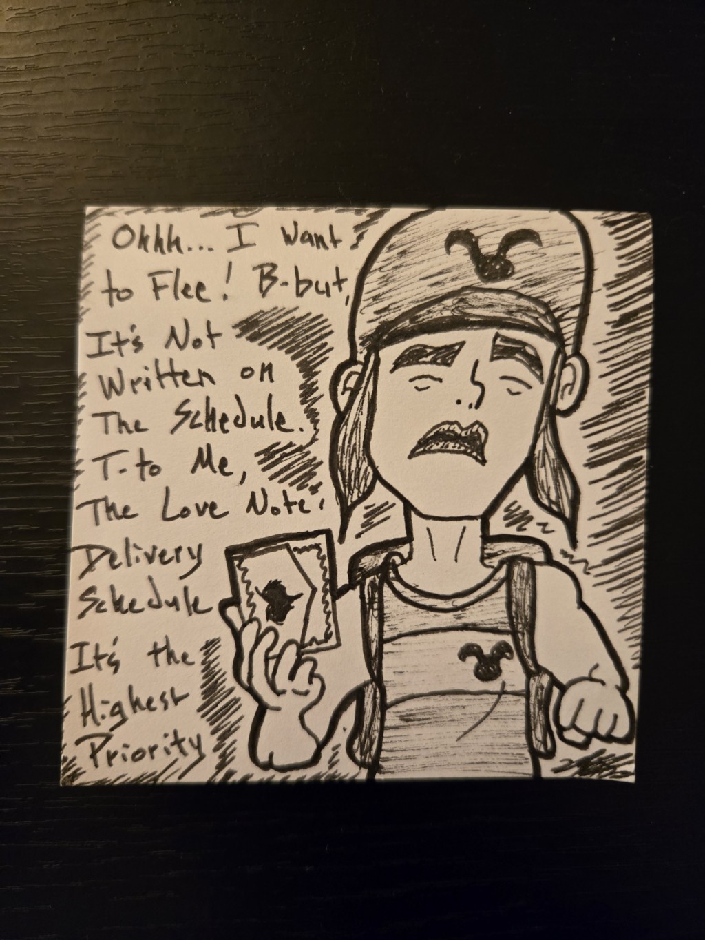 Postman (Majora's Mask) drawing by Dane Mullen | Doodle Addicts