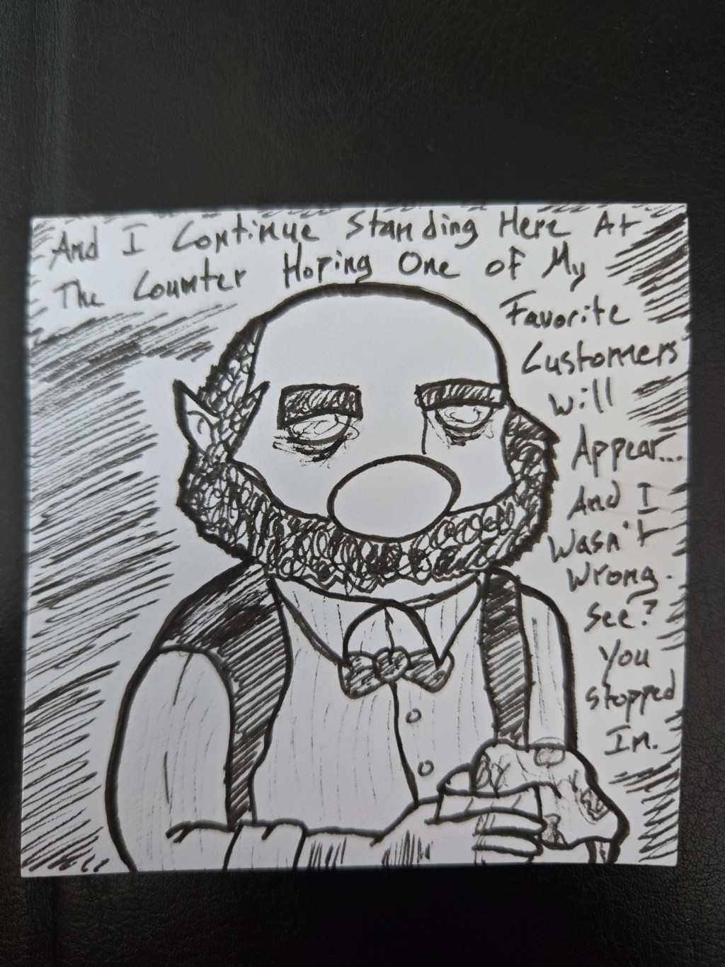 Mr. Barten (Majora's Mask) drawing by Dane Mullen | Doodle Addicts