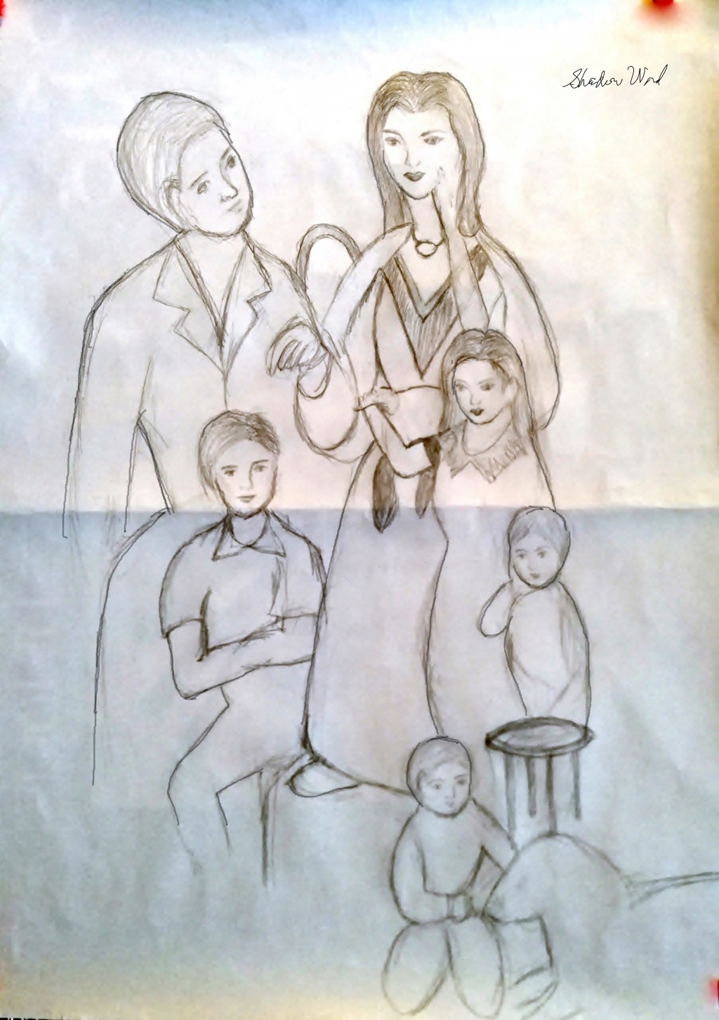 The Hope Family drawing by Shadow Wind | Doodle Addicts