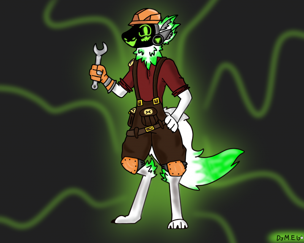 Protogen Art Commission drawing by Mike | Doodle Addicts