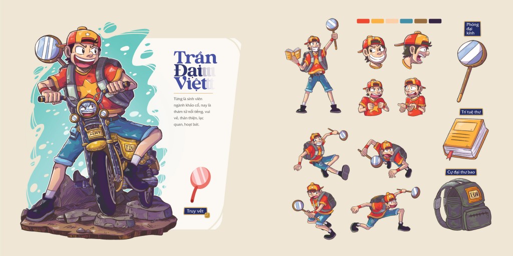 tran dai viet character of game dat 3 mien drawing by Hatkuda | Doodle ...
