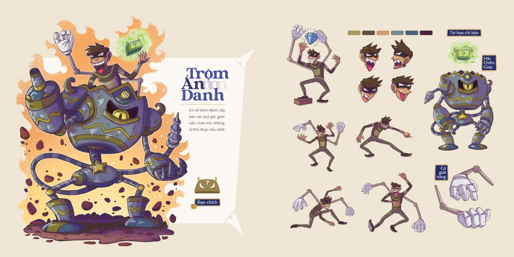 trom an danh character of game dat 3 mien drawing by Hatkuda | Doodle ...