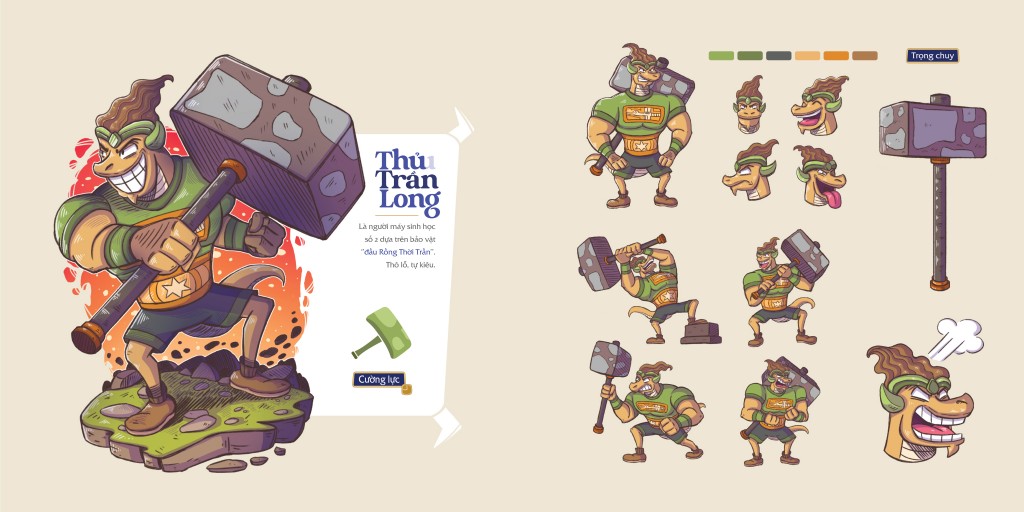 thu tran long character of game dat 3 mien drawing by Hatkuda | Doodle ...
