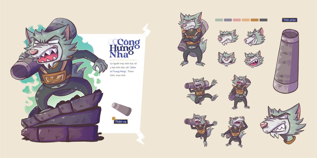cong hung nha character of game dat 3 mien drawing by Hatkuda | Doodle ...