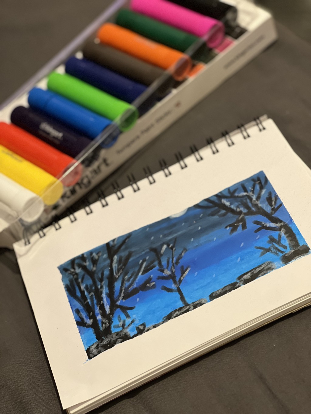 Winter Trees drawing by Coleen Grace | Doodle Addicts