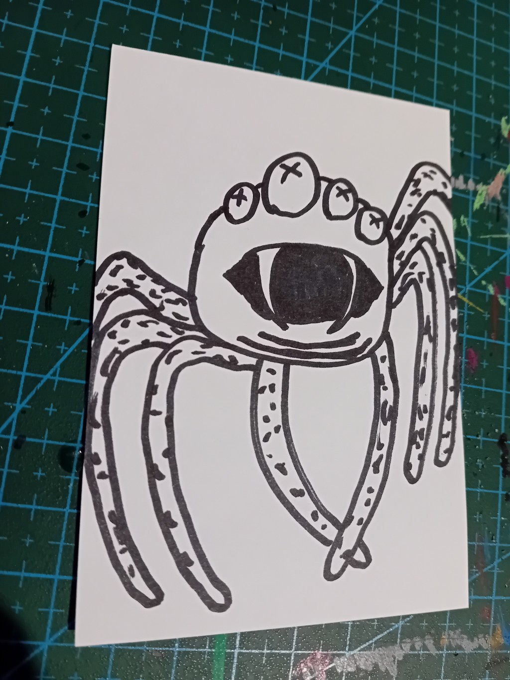 Spider drawing by Gamma Imps | Doodle Addicts