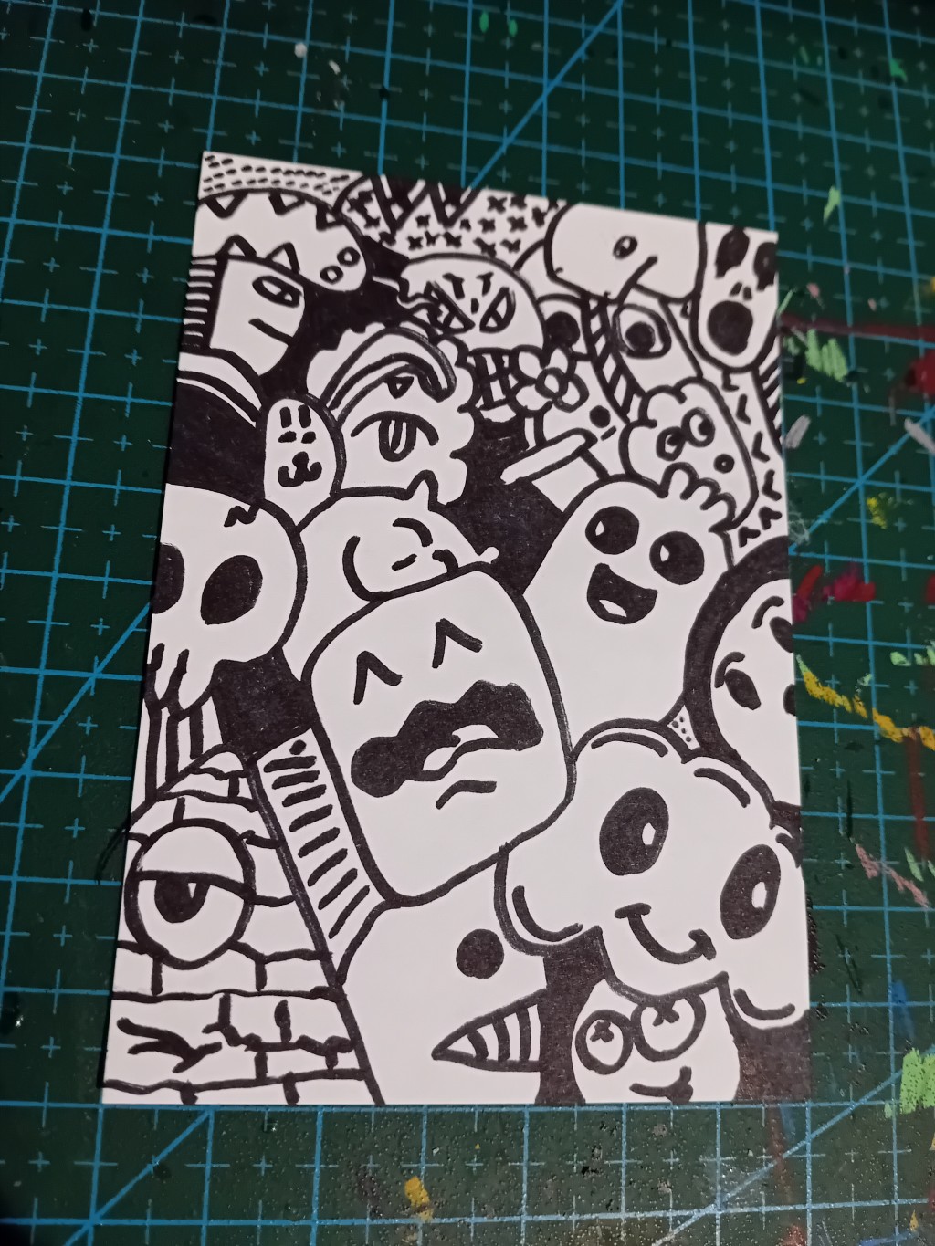 Mini Rave drawing by Gamma Imps | Doodle Addicts