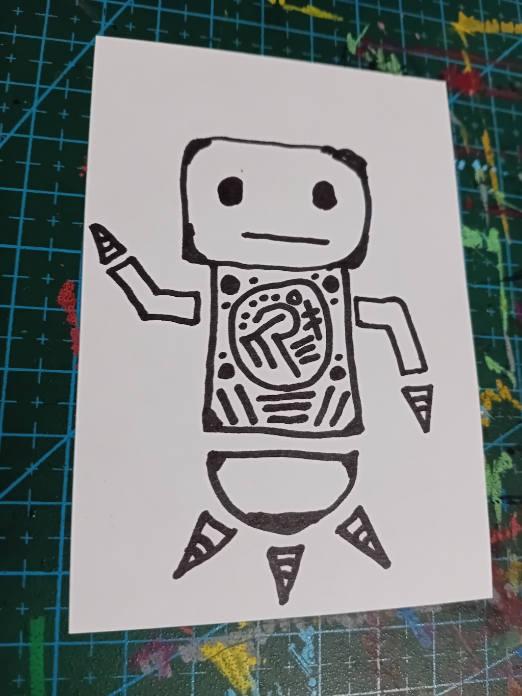 Boty bot drawing by Gamma Imps | Doodle Addicts