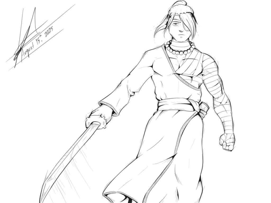 Dante's Intro Outline drawing by IchibanOkami | Doodle Addicts