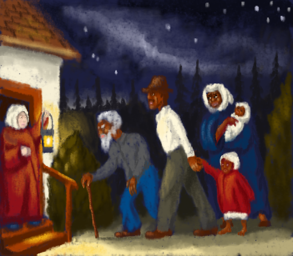 The Underground Railroad drawing by Aaron Mennella | Doodle Addicts