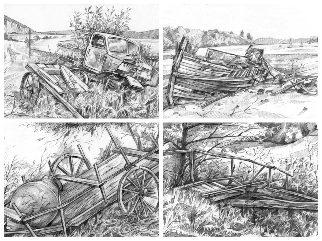 A few old graphic sketches drawing by Slobodchikov Alexander | Doodle ...