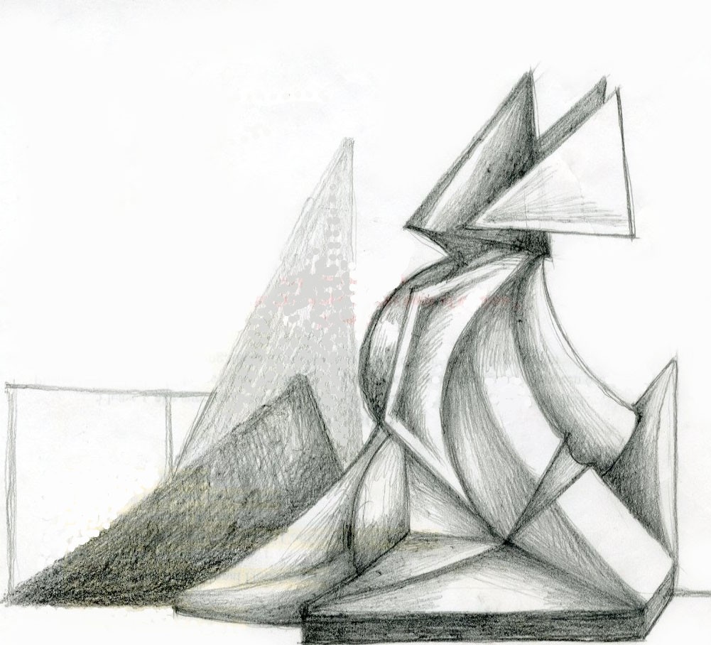 Presence drawing by Linus Ogalsbee | Doodle Addicts