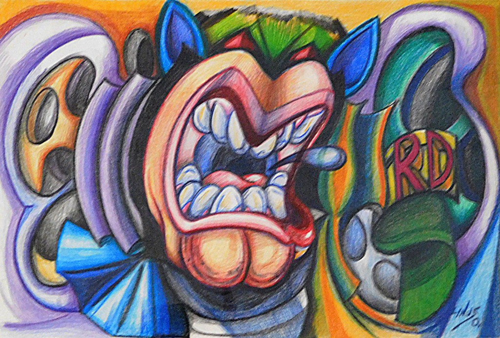 Rabid Dog drawing by Linus Ogalsbee | Doodle Addicts