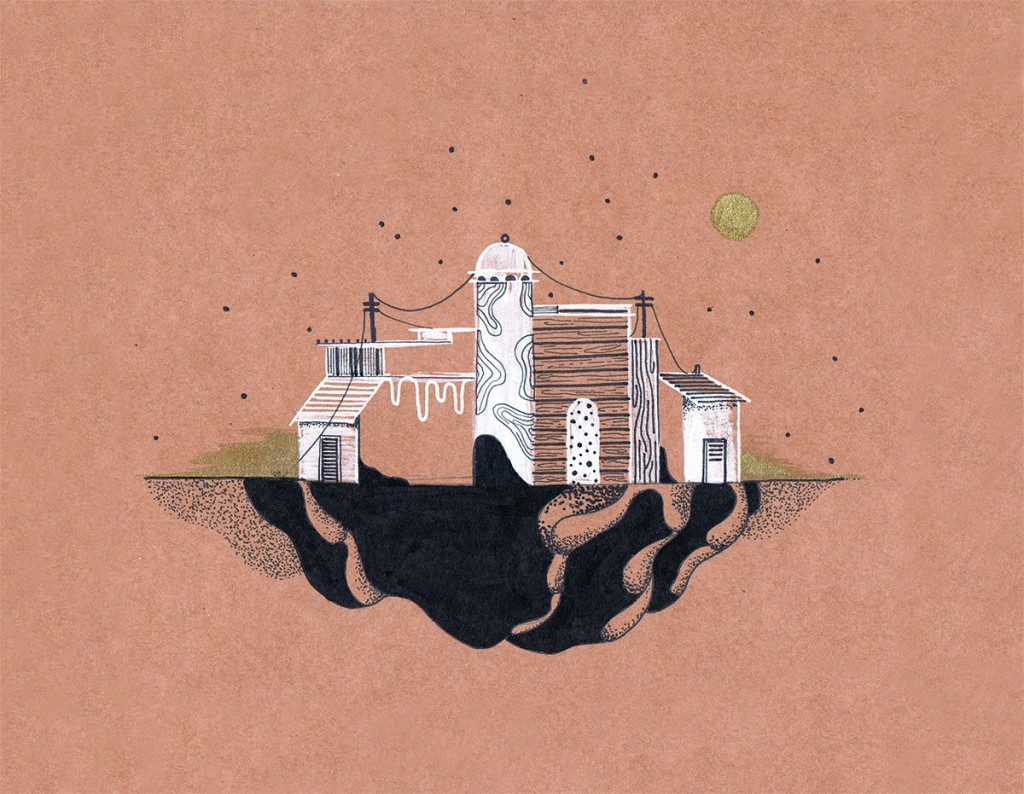 Floating drawing by Niels Mud | Doodle Addicts
