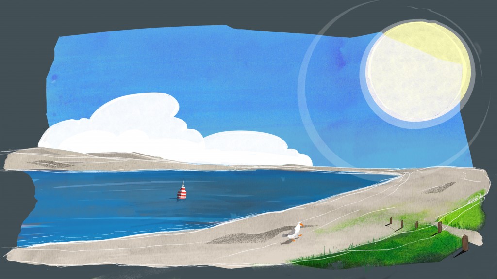 Texel drawing by Niels Mud | Doodle Addicts