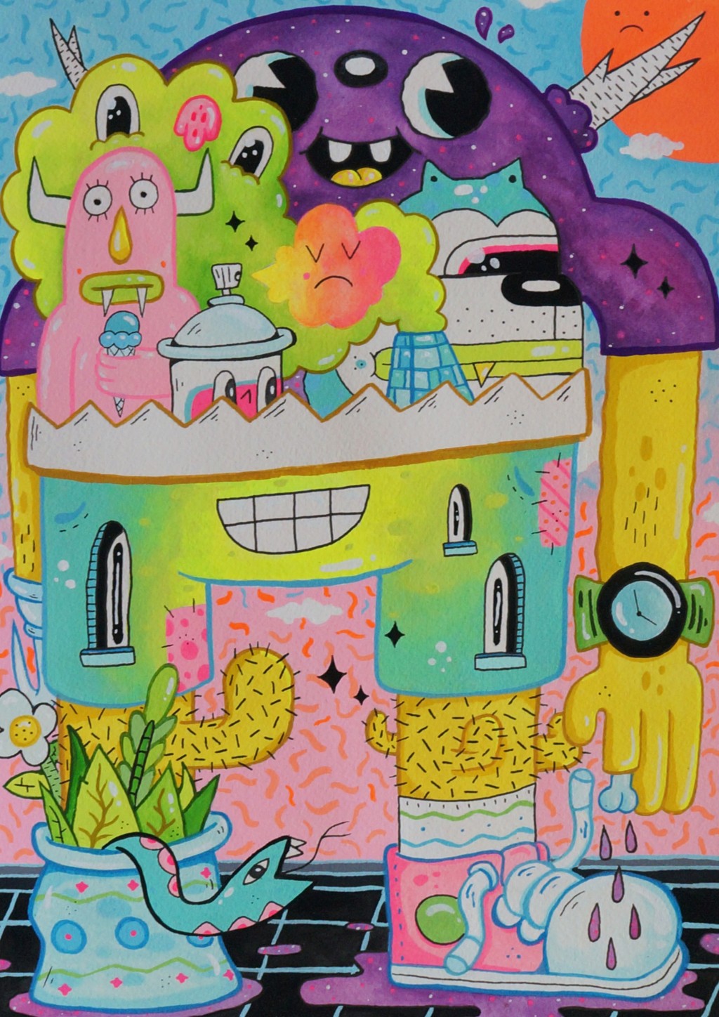 Mr. Happy Pants drawing by FRENEMY | Doodle Addicts