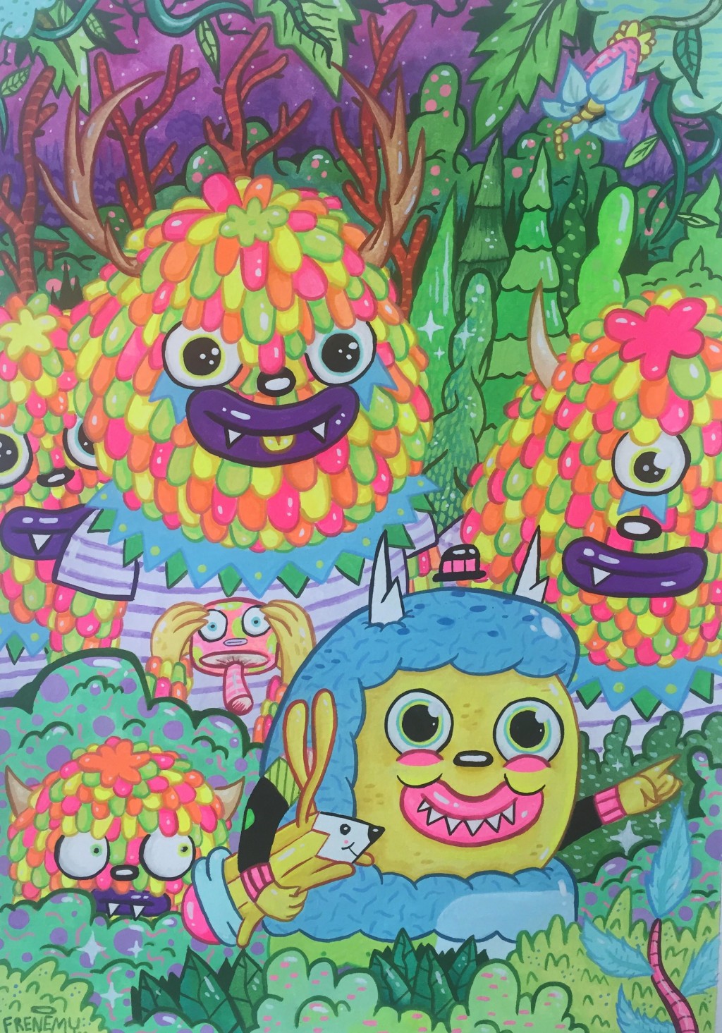 The Foragers. drawing by FRENEMY | Doodle Addicts