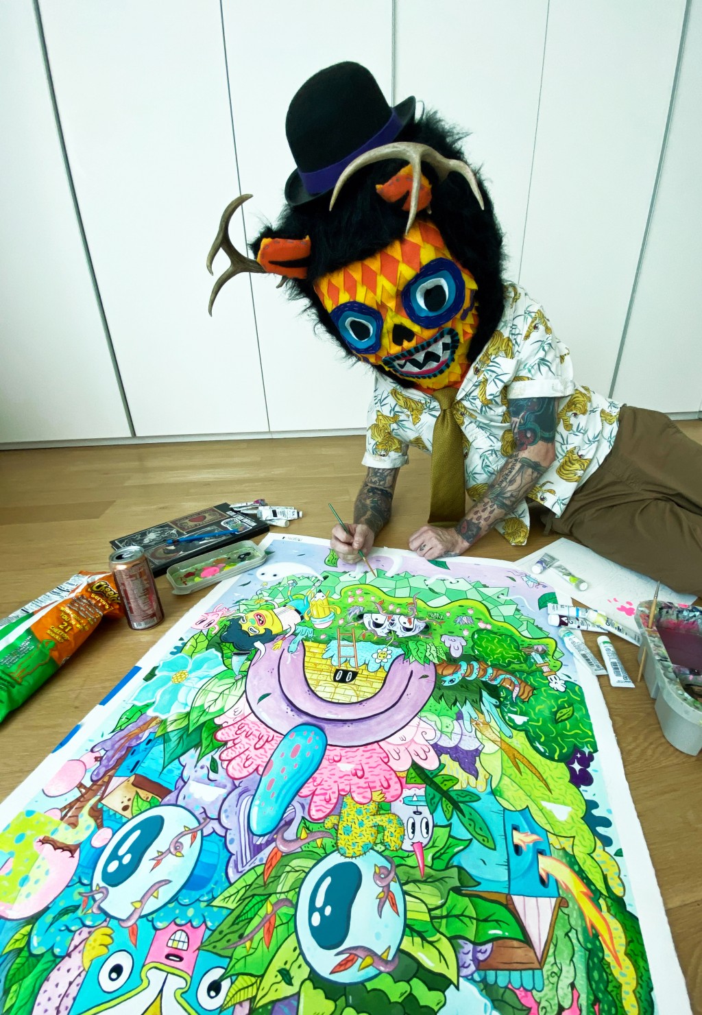 Creature in Quarantine drawing by FRENEMY | Doodle Addicts