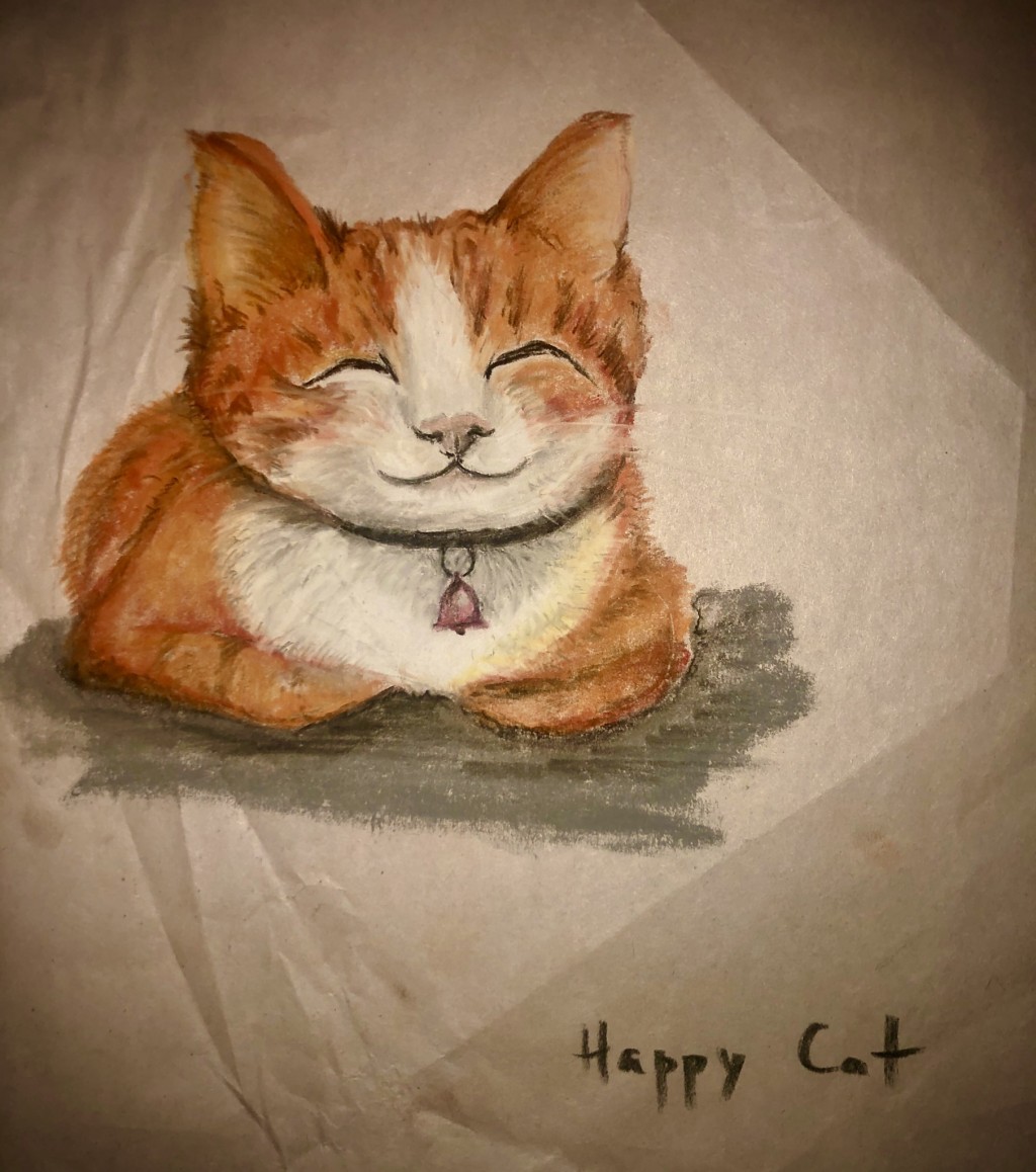 ISO happy cat drawing by Janna | Doodle Addicts