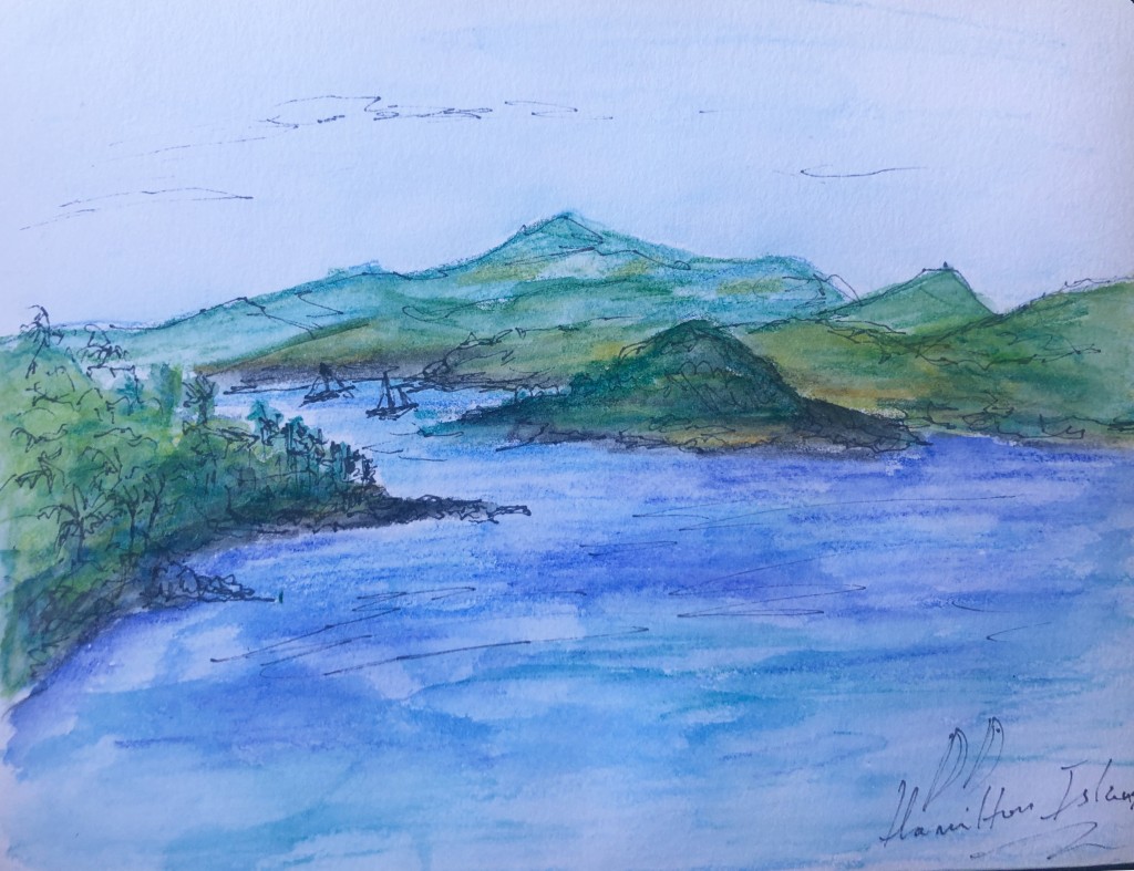 Cats eye bay drawing by Janna | Doodle Addicts