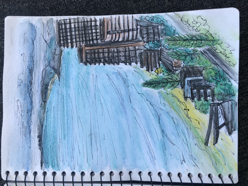 Gold Coast vista drawing by Janna | Doodle Addicts