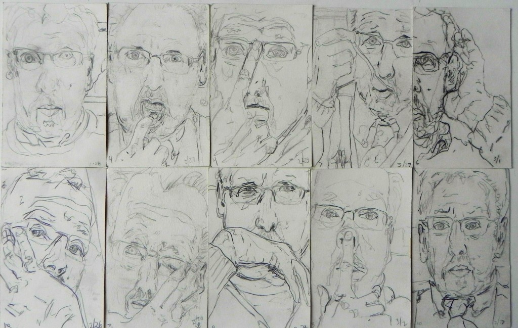 Thoughtful Observations - 4 mn each drawing by Dean C. Graf | Doodle ...