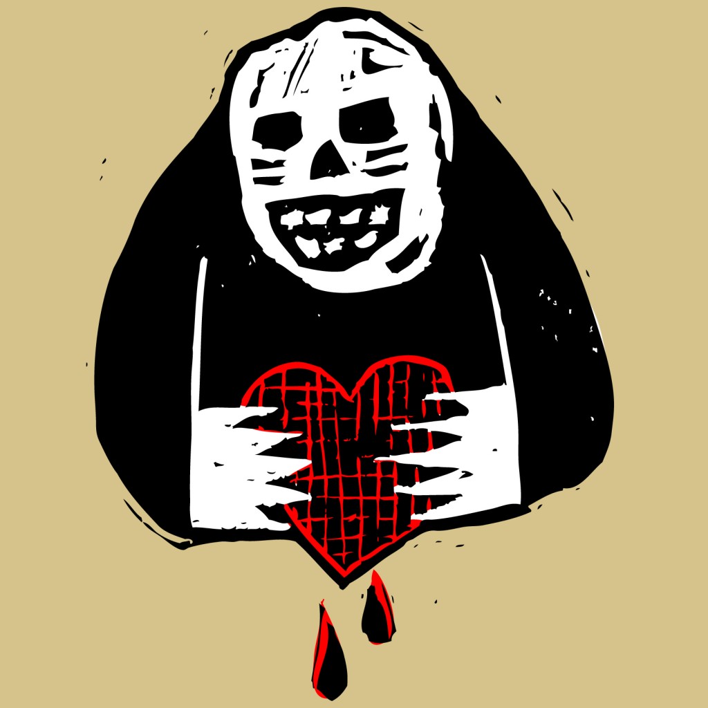 Drain your heart drawing by Pat Henzy & Cici Henzy | Doodle Addicts