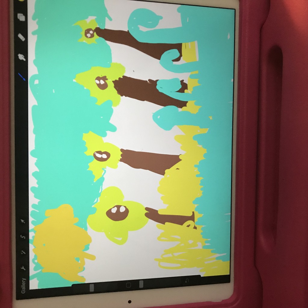 Cici’s coconut tree drawing drawing by Pat Henzy & Cici Henzy | Doodle ...