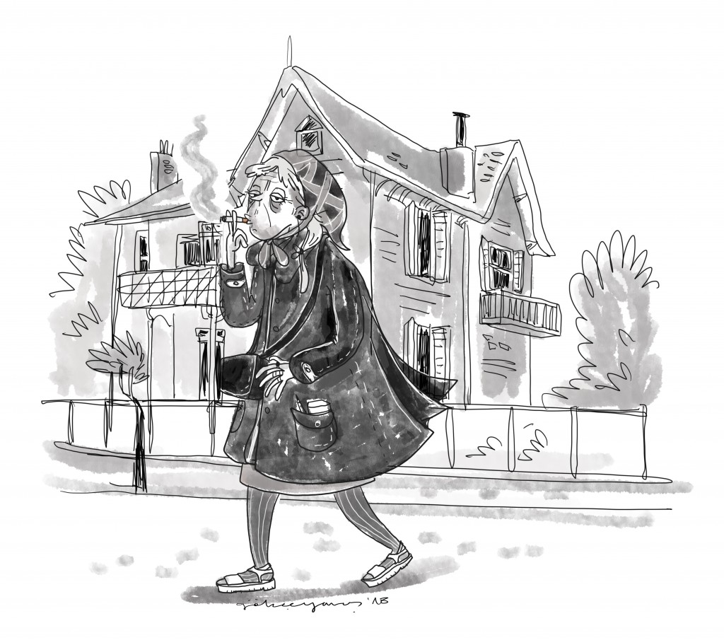 october drawing by Gökçe Yavaş Önal | Doodle Addicts