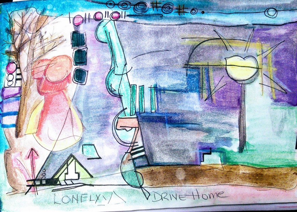 Sketchbook (Blind Drawing) drawing by Tanya | Doodle Addicts