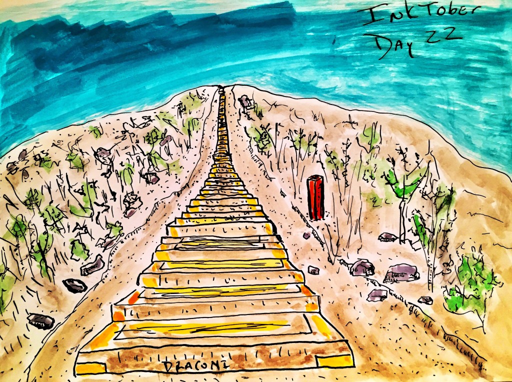 Trailhead drawing by Piper Draconi | Doodle Addicts