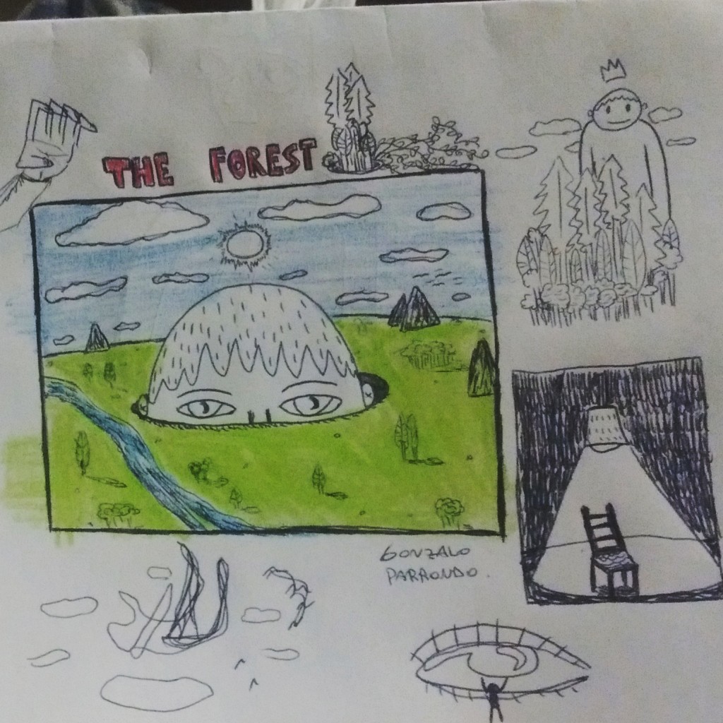 the forest doodle drawing by Gonzalo joaquin | Doodle Addicts