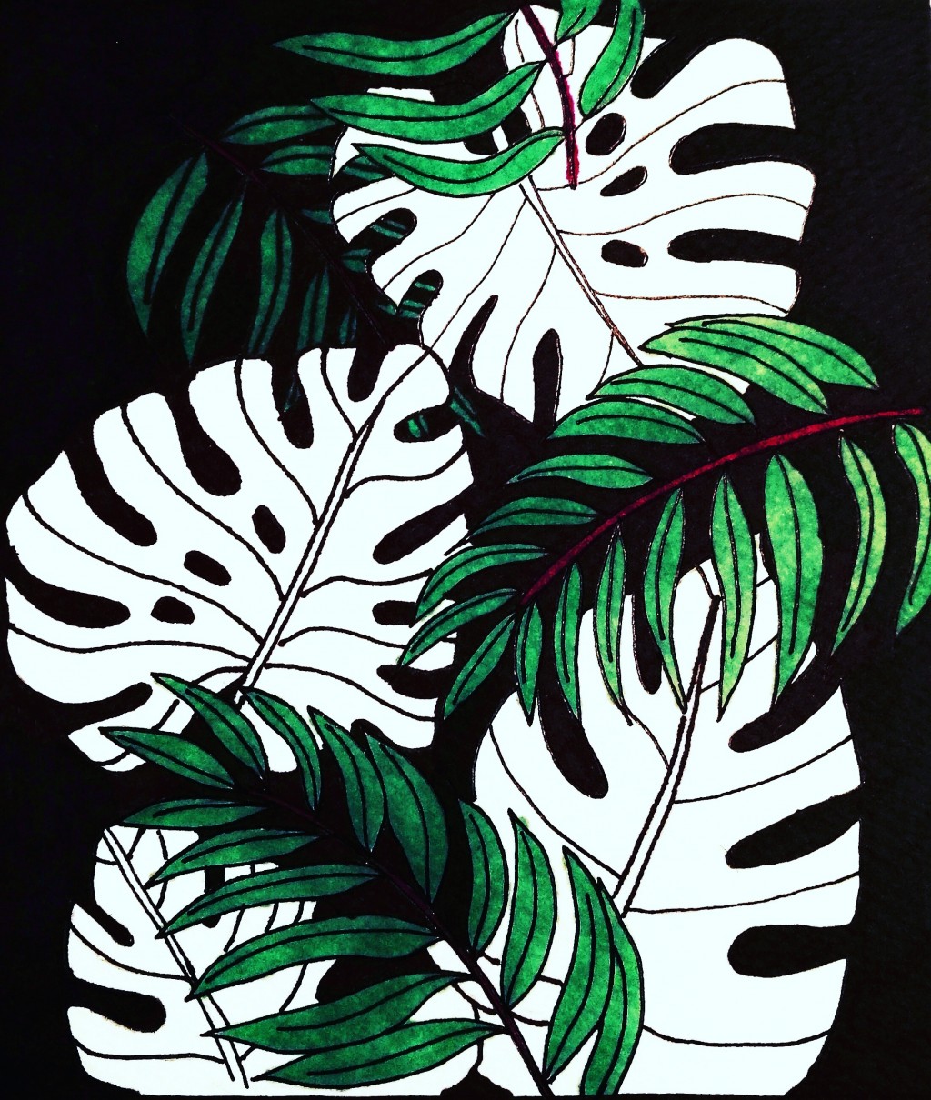 Plant life. drawing by Edina | Doodle Addicts