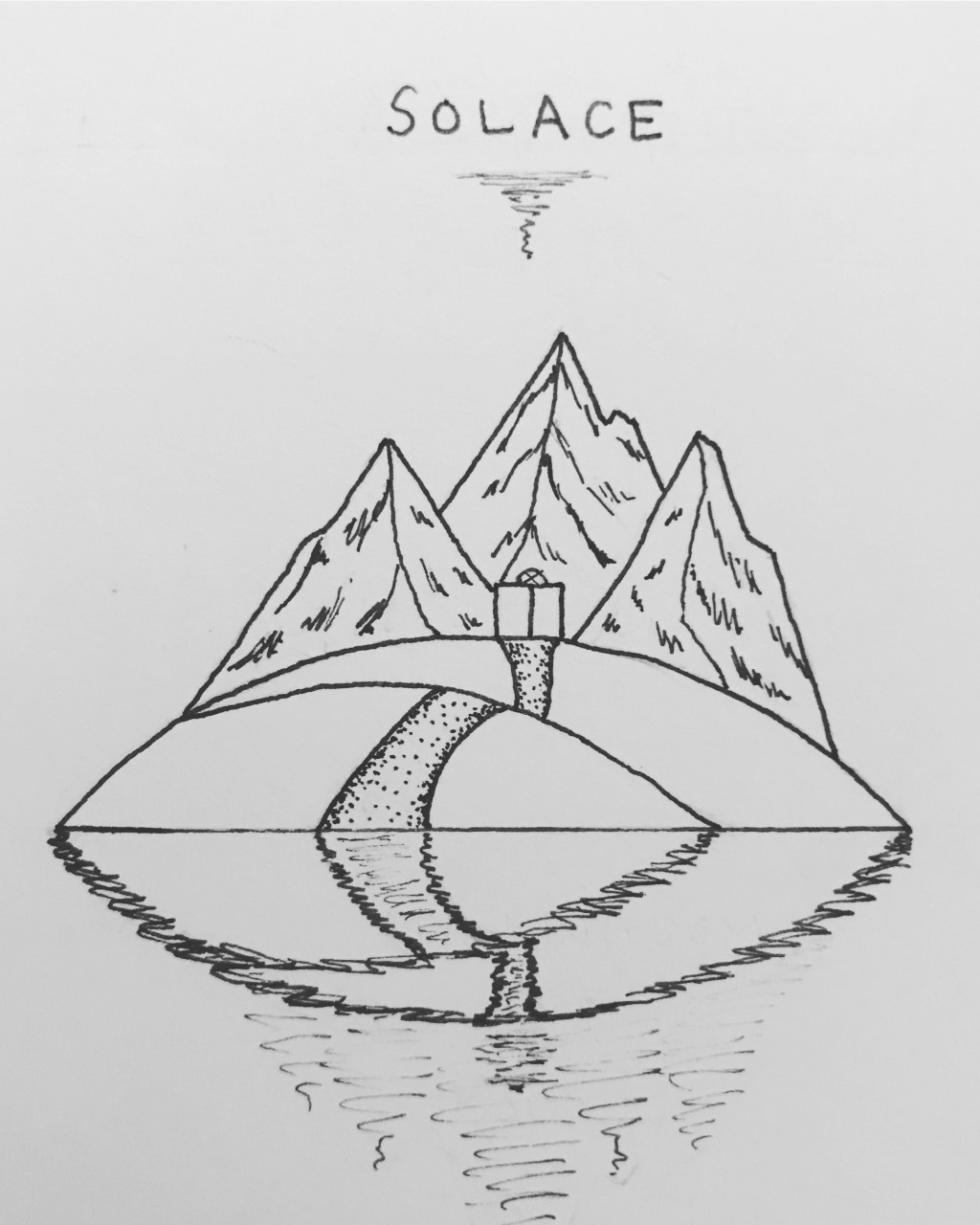 Solace drawing by Moses Hoy | Doodle Addicts
