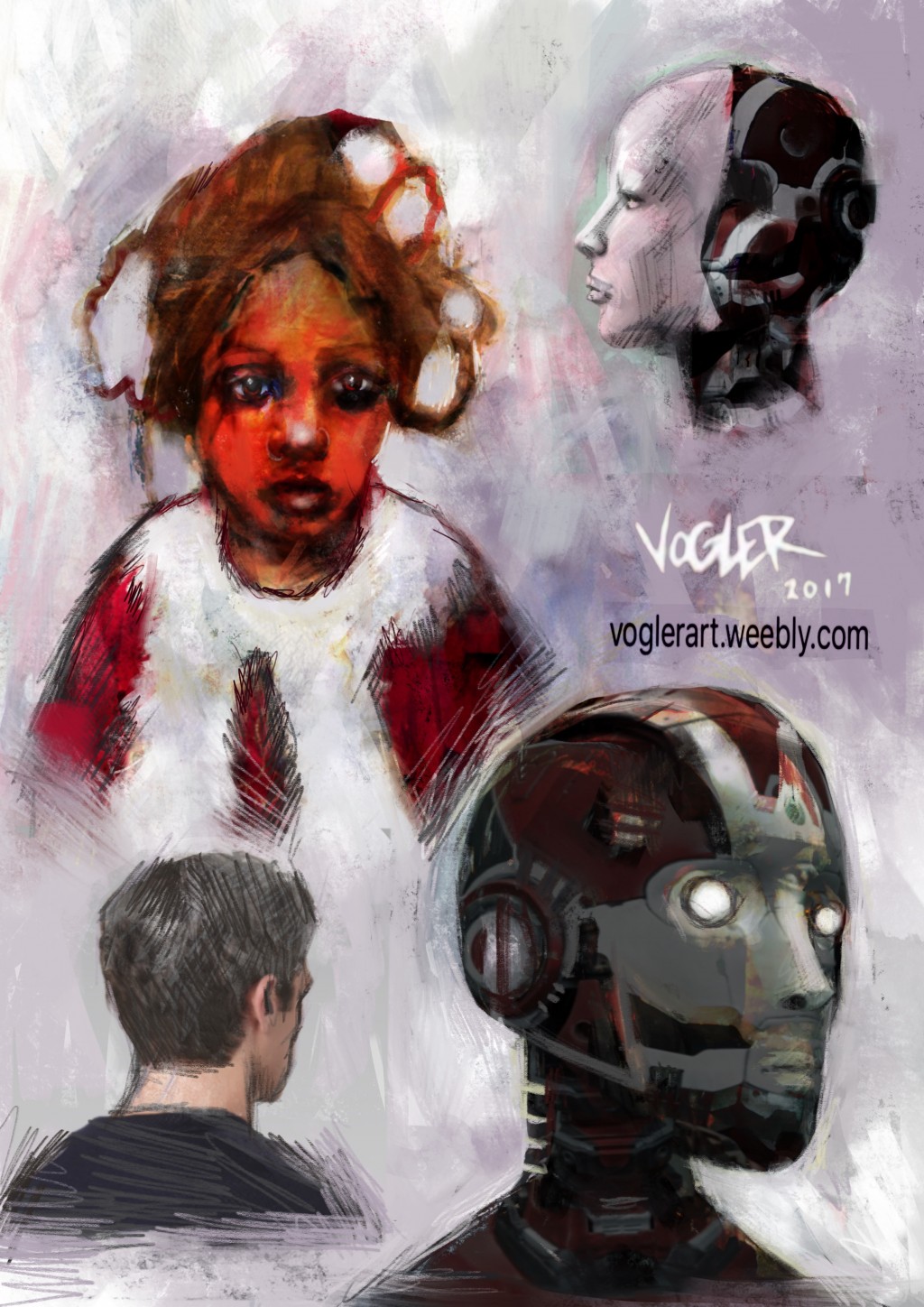 Random sketches drawing by Ryan Vogler | Doodle Addicts