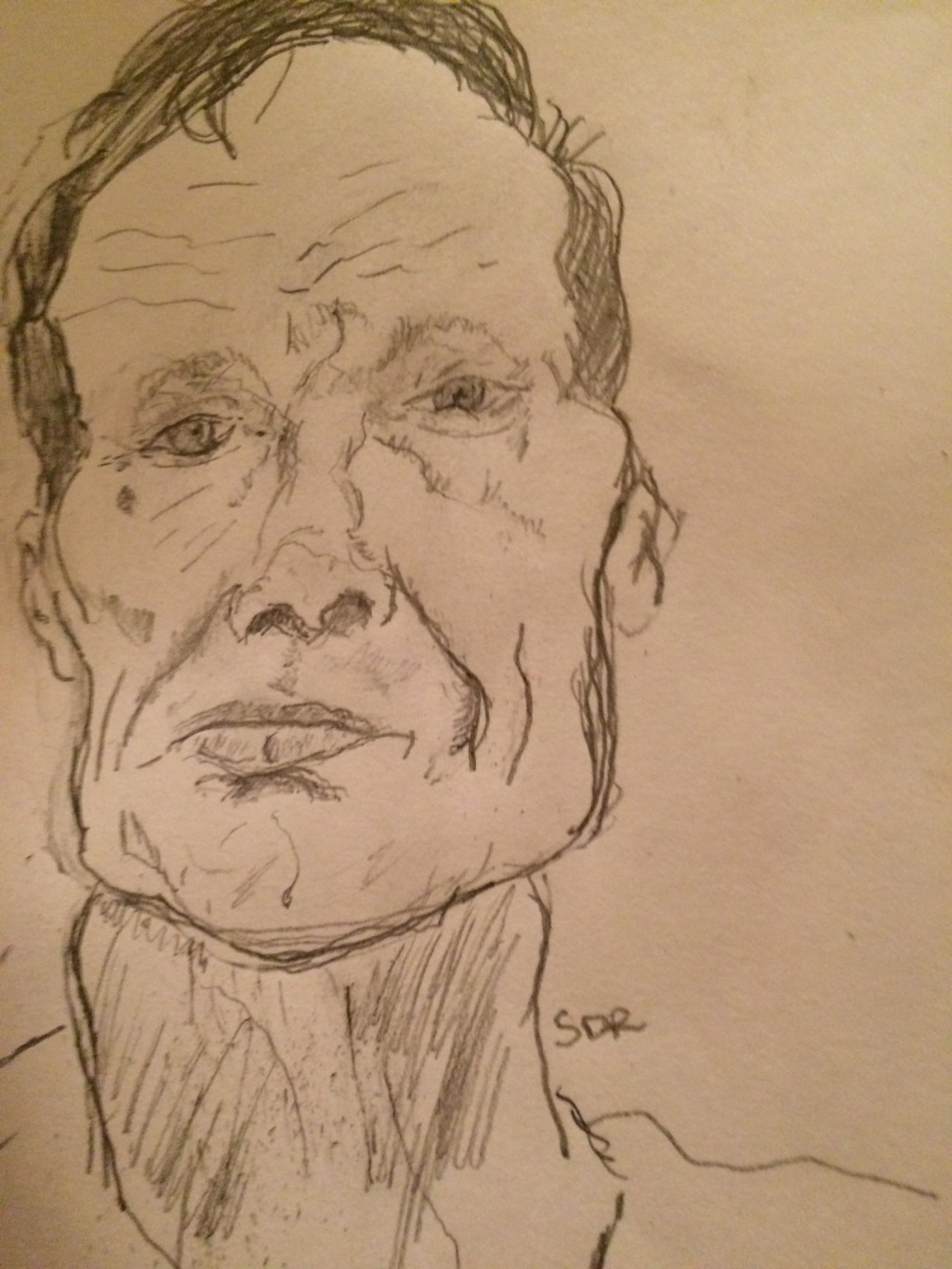 Self Portrait drawing by Scott Ries | Doodle Addicts