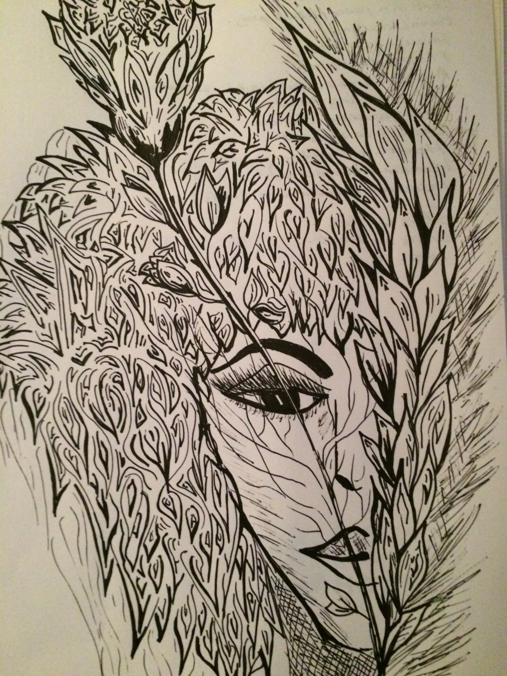 Hidden drawing by Tracey Jones | Doodle Addicts