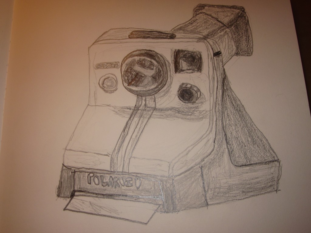Polaroid Camera Sketch