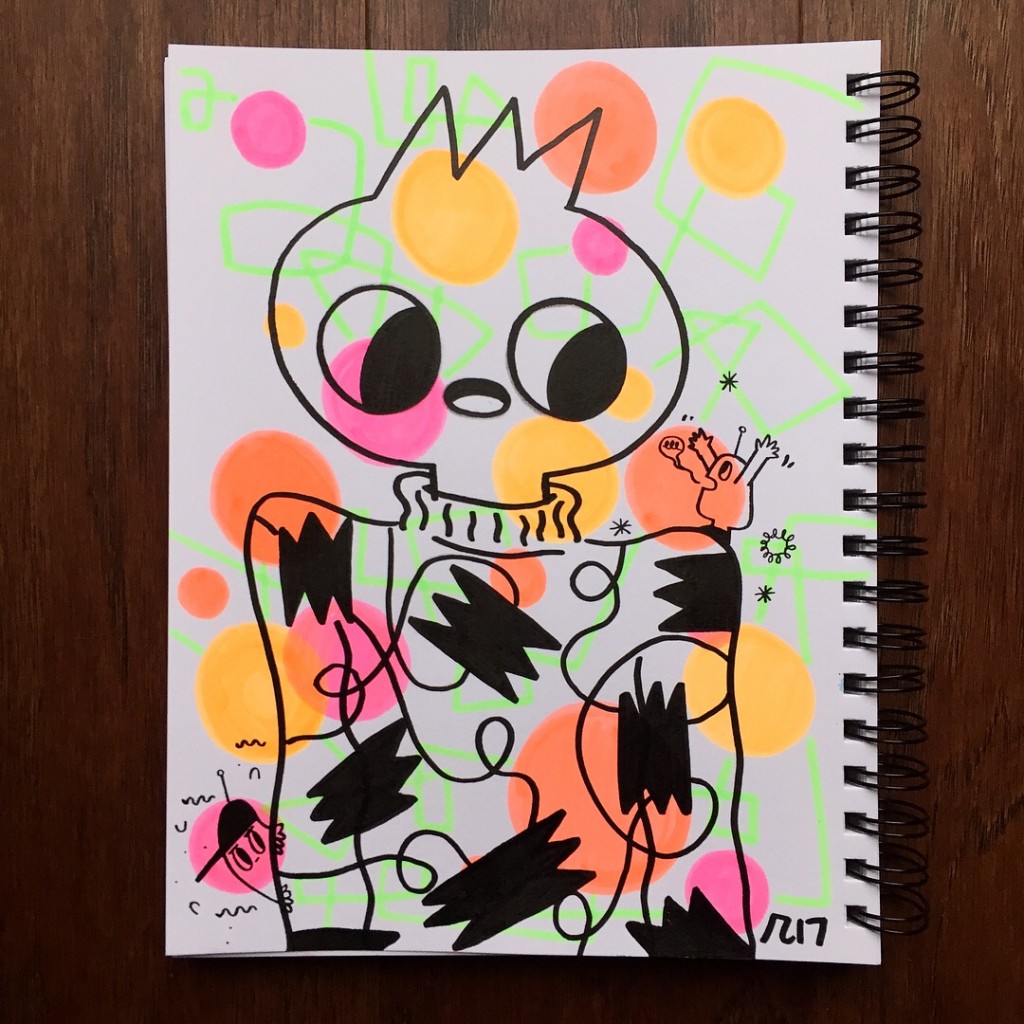 Shoulder Pad drawing by Mary Ruth Butterworth | Doodle Addicts